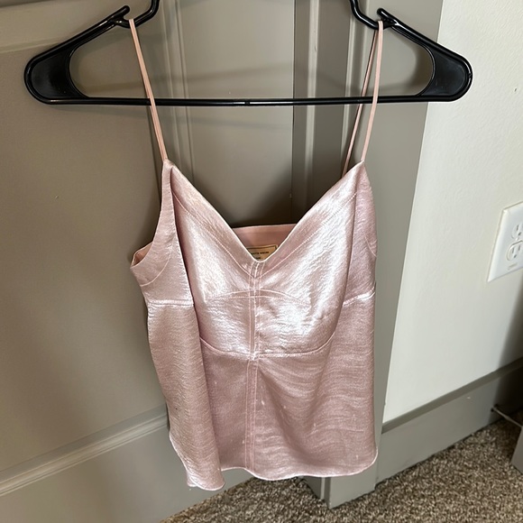 Moulinette Soeurs | Tops | Silk Light Pink Going Out Tank | Poshmark